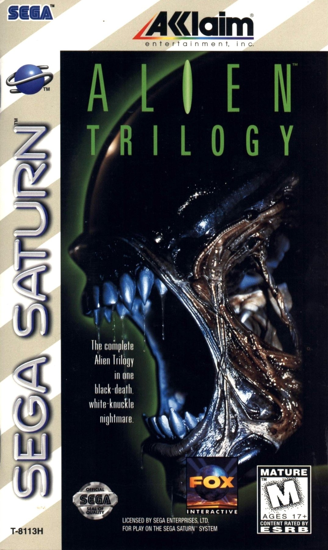 Alien Trilogy - Sega Saturn – Retro Island Gaming