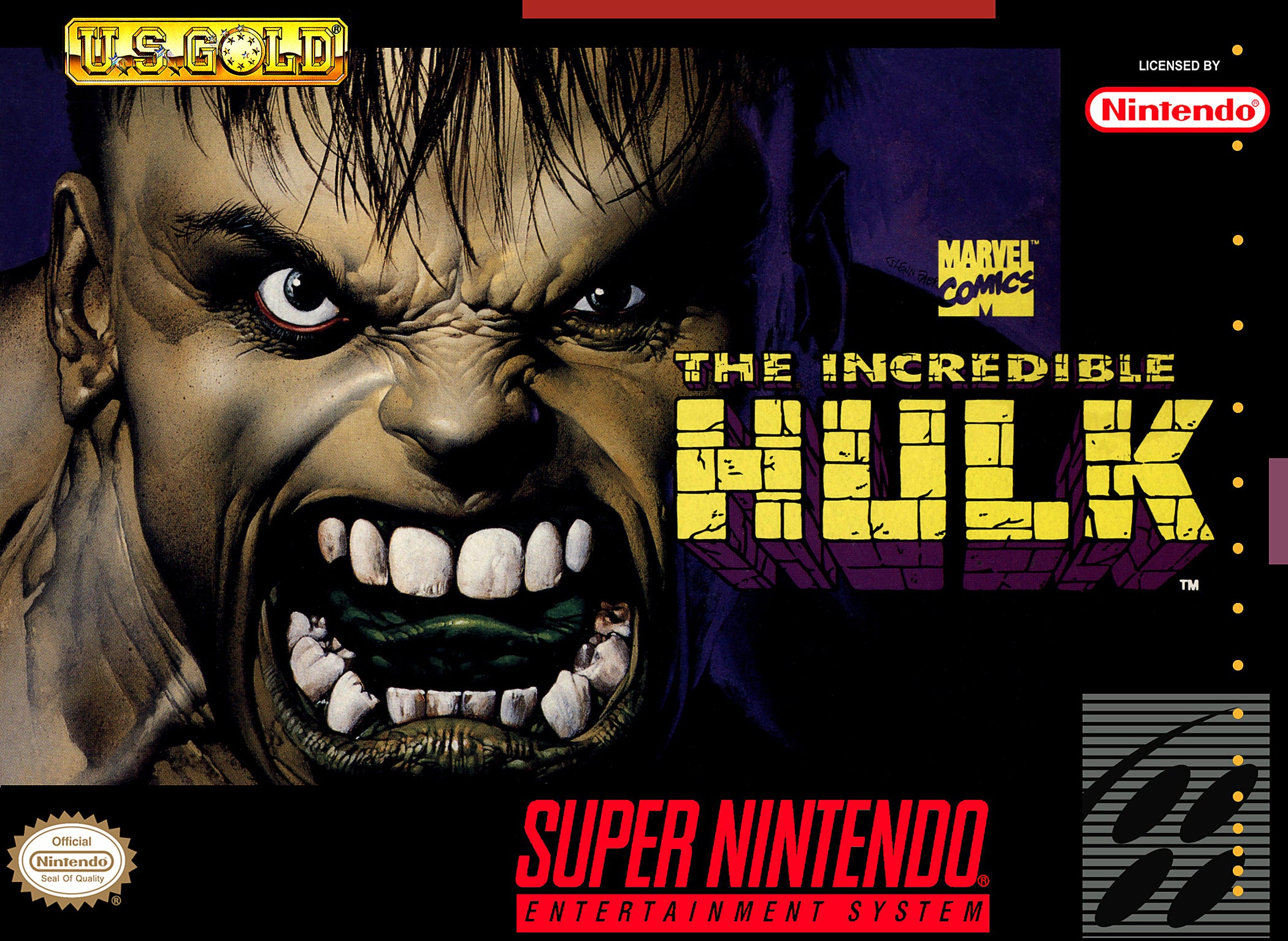 The Incredible Hulk - Super Nintendo – Retro Island Gaming