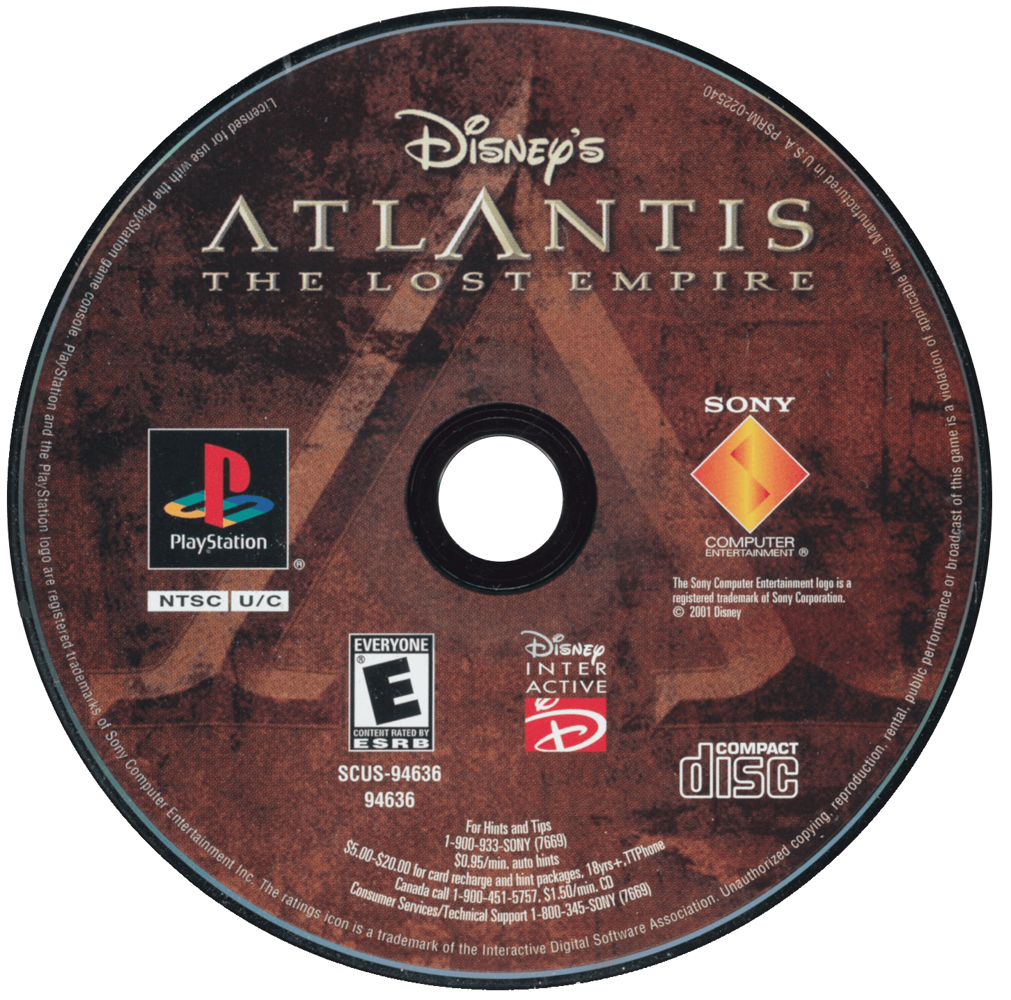 Atlantis The Lost Empire - Playstation – Retro Island Gaming