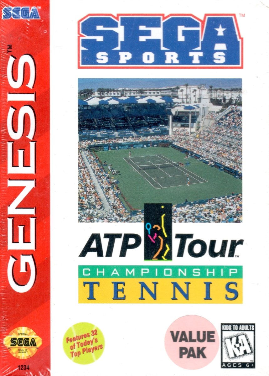 ATP Tour Championship Tennis - Sega Genesis – Retro Island Gaming