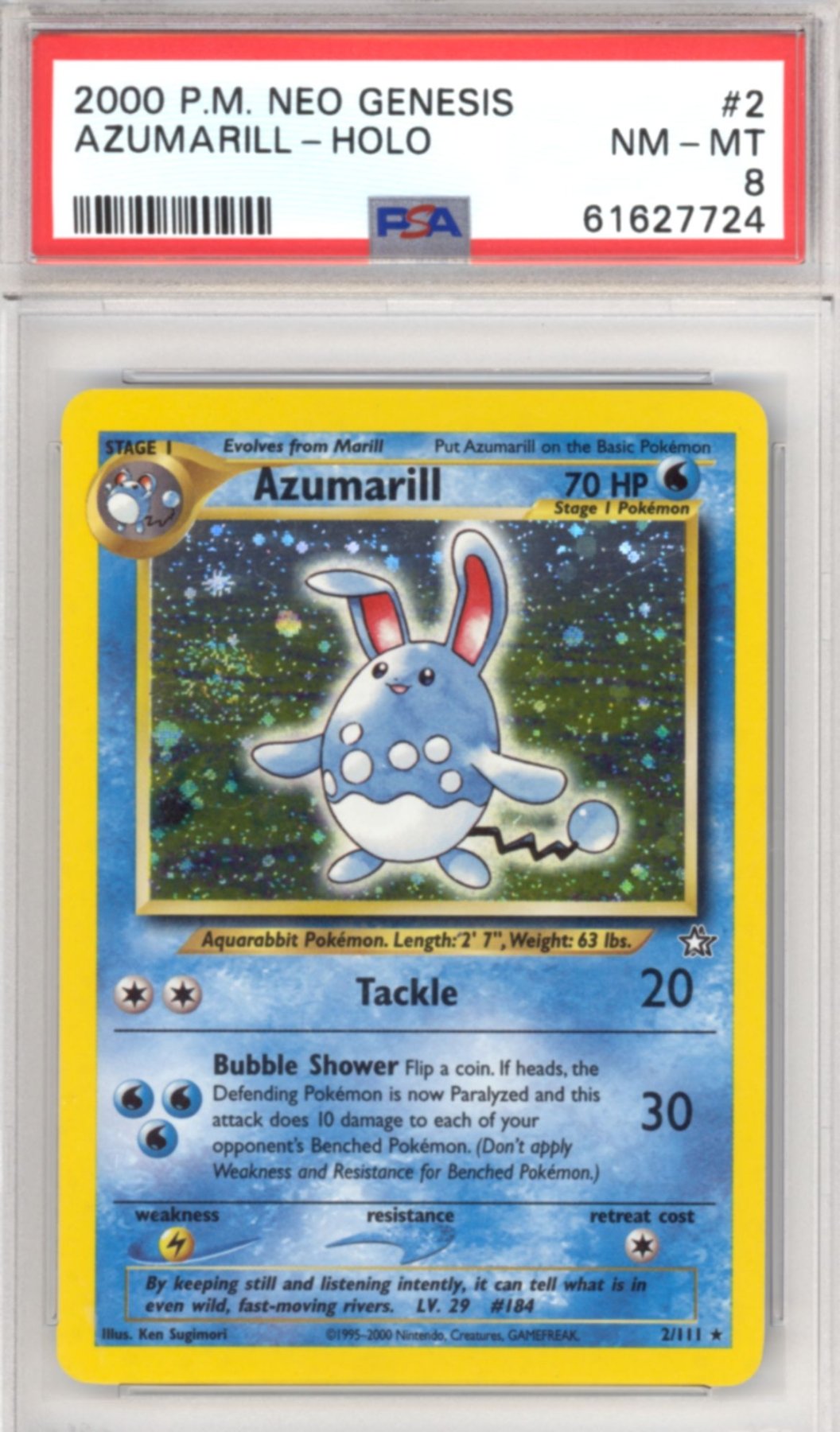 Azumarill #2 - Pokemon Neo Genesis – Retro Island Gaming