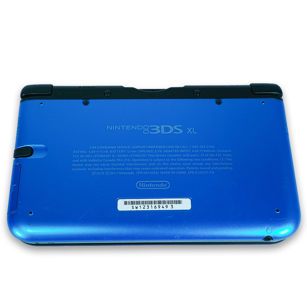 Black & Blue Nintendo 3DS XL System - Certified Tested & Cleaned ...