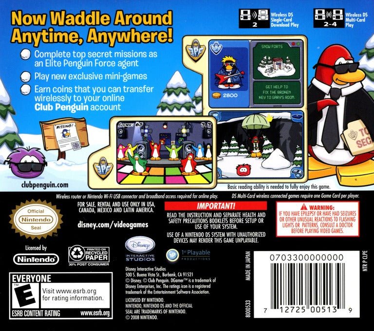 Club Penguin: Elite Penguin Force - Nintendo DS – Retro Island Gaming