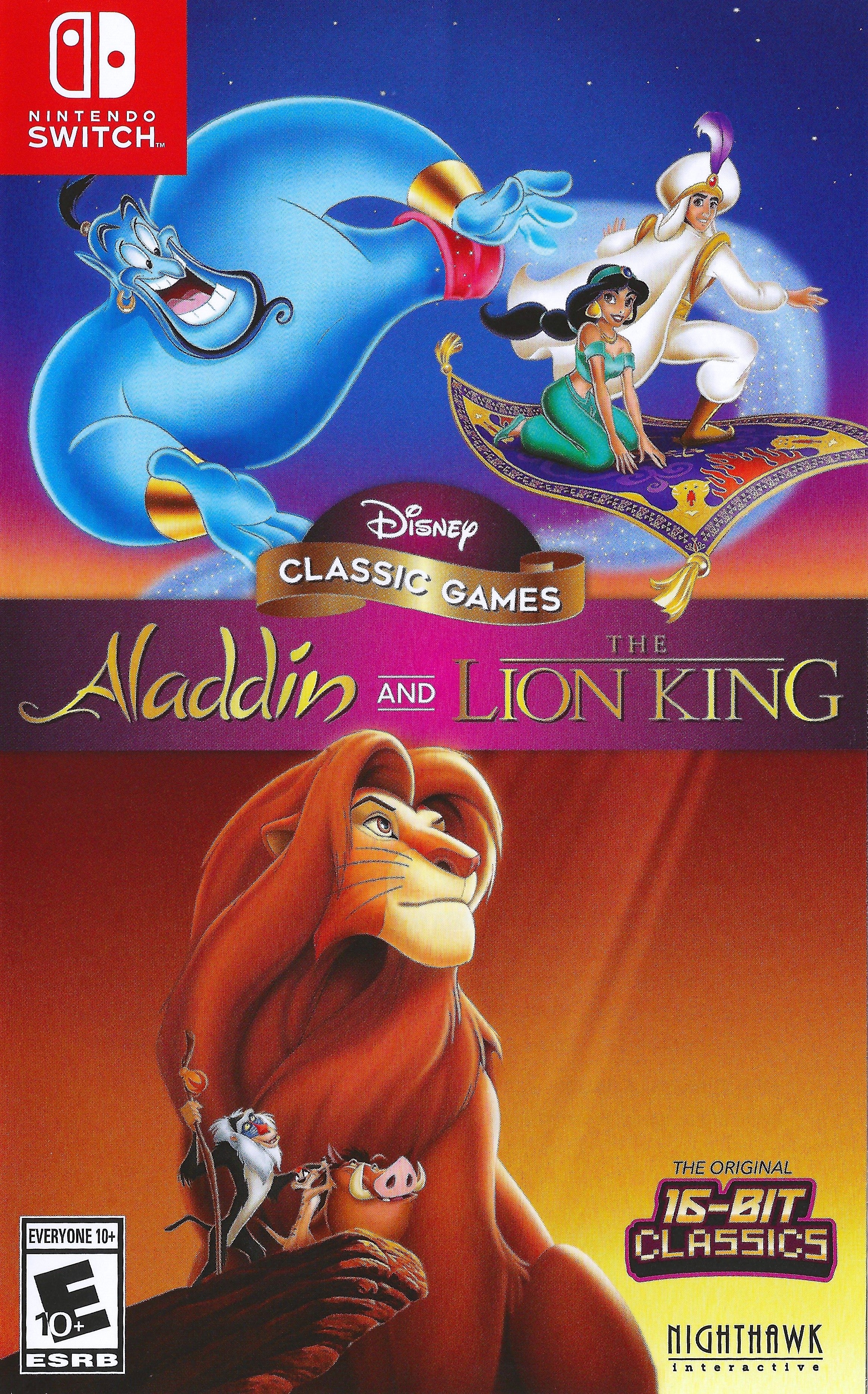 Disney Classic Games: Aladdin and The Lion King - Nintendo Switch ...