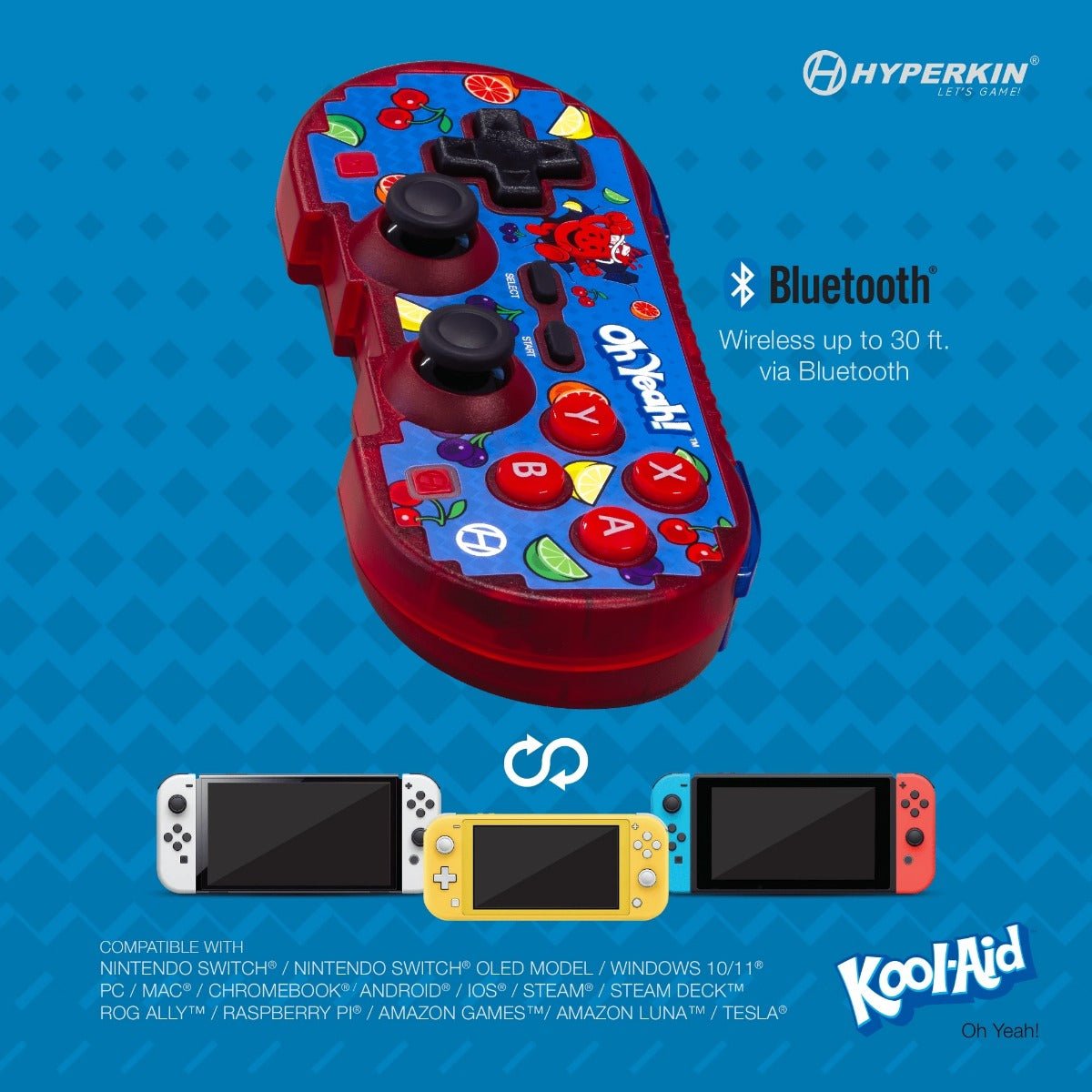 Official Kool-Aid Limited Edition Pixel Art Bluetooth Controller (Oh Y ...