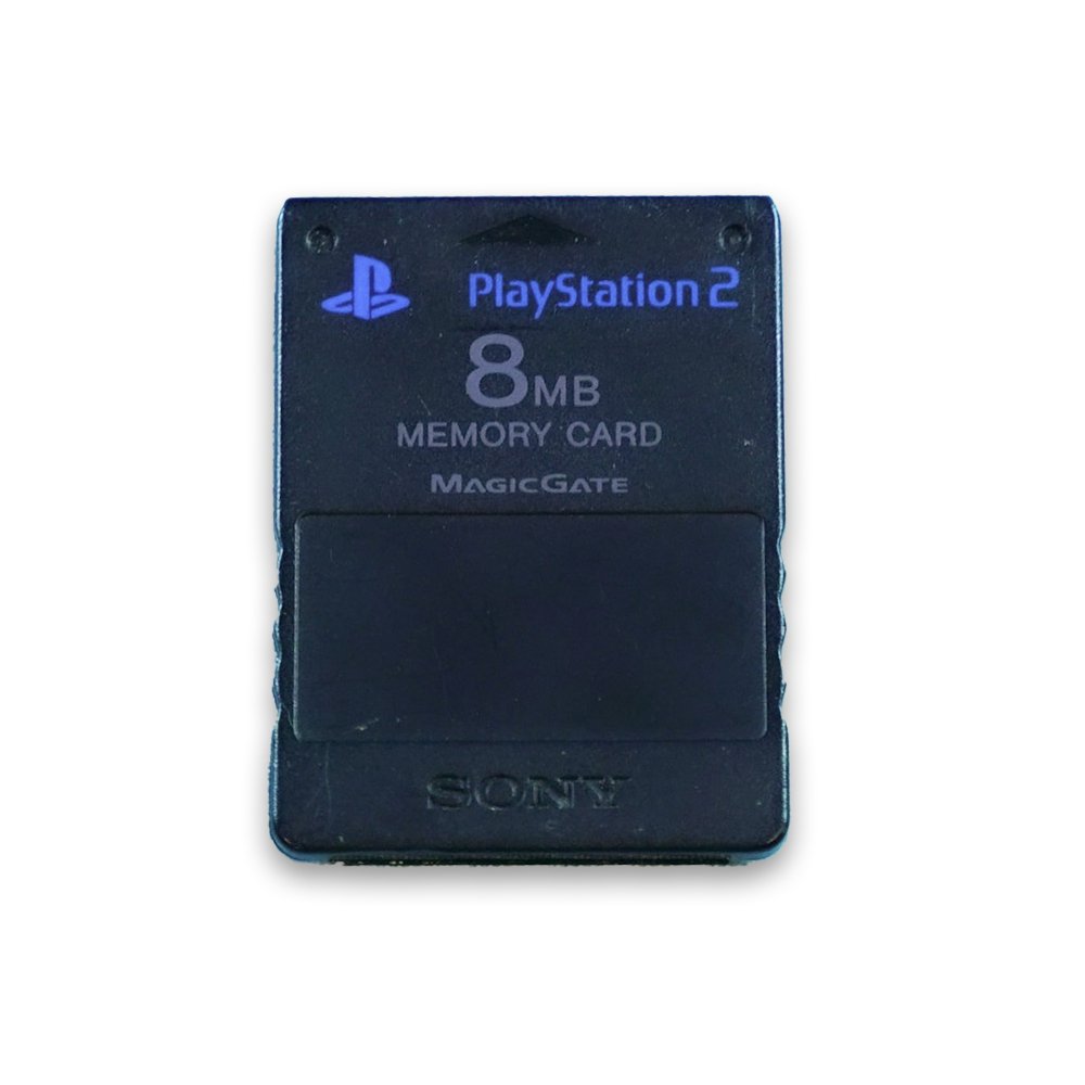 Original 8 MB PlayStation 2 Memory Card (OEM - Used) – Retro Island Gaming