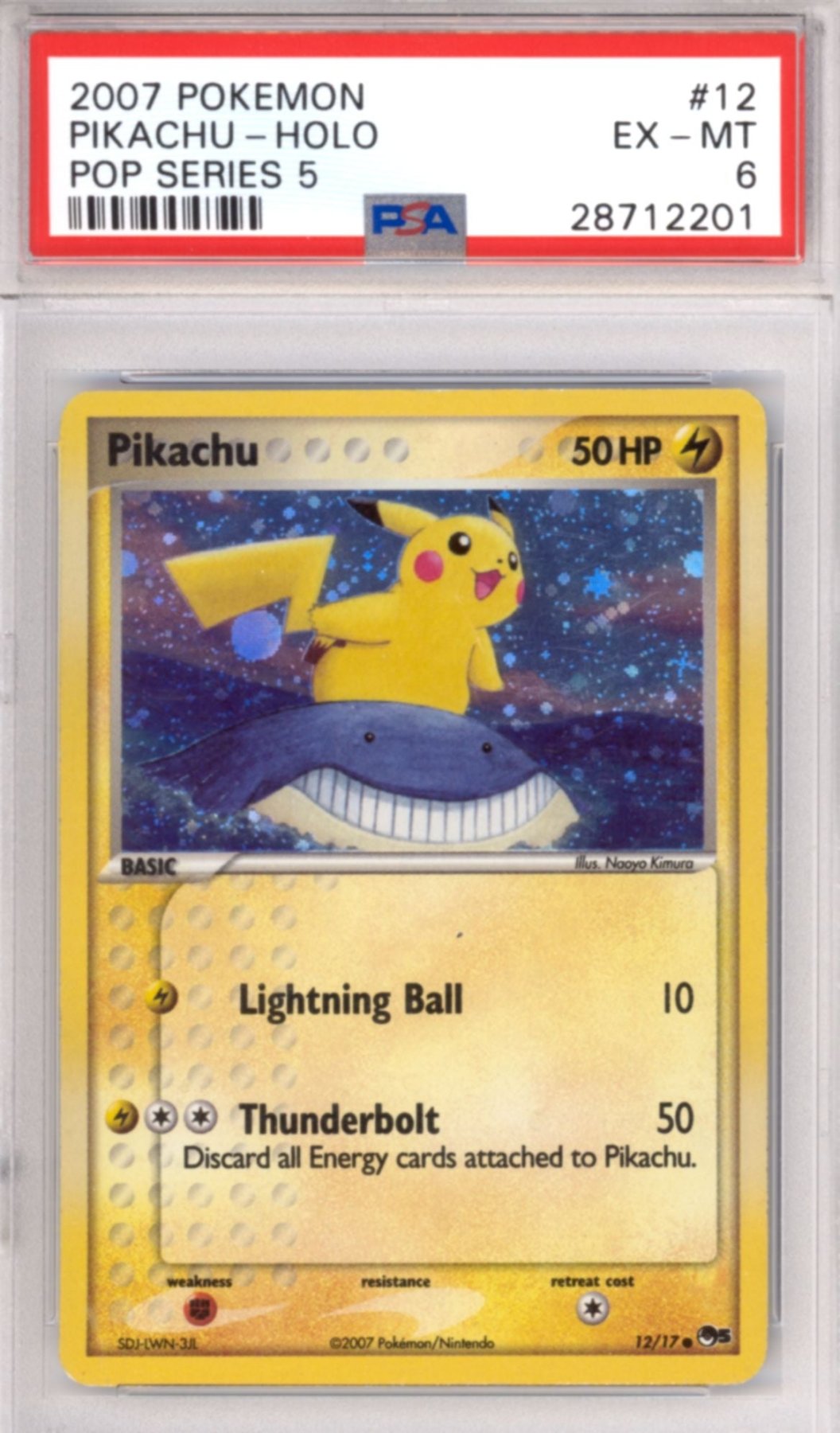 Pikachu [Holo] #12 - Pokemon POP Series 5 – Retro Island Gaming