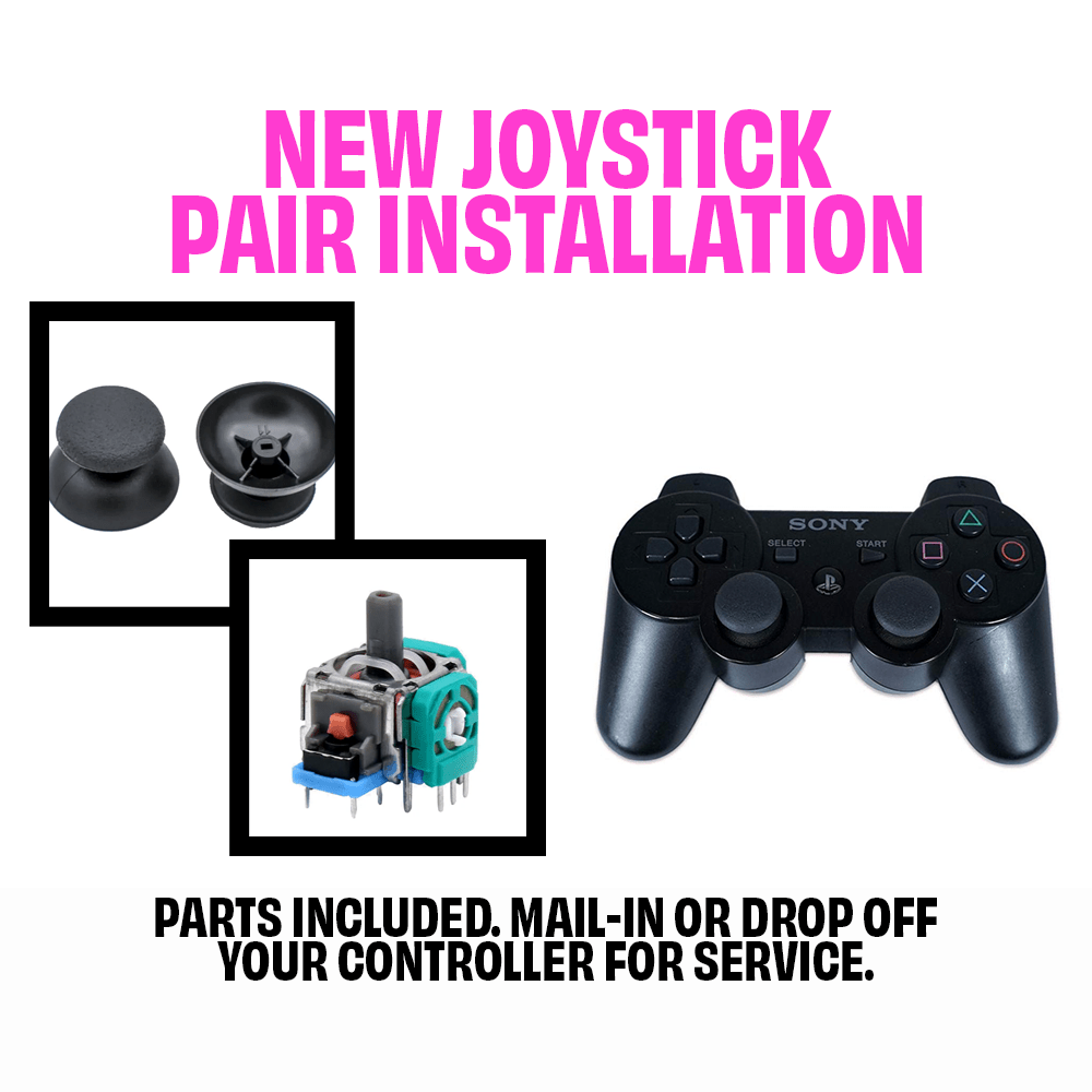PlayStation 3 Controller Joystick Replacement Service – Retro Island Gaming