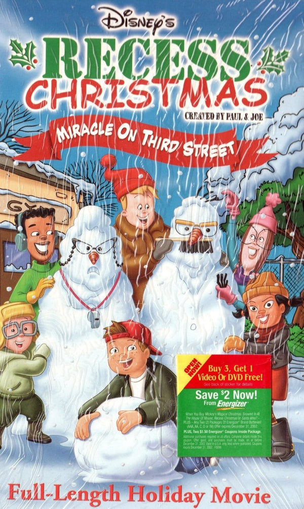 Recess Christmas: Miracle on Third Street - VHS – Retro Island Gaming
