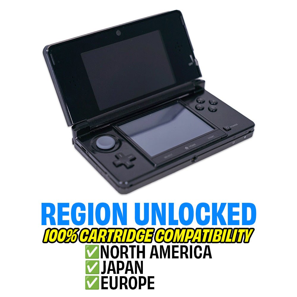 Region Unlocked Cosmo Black Nintendo 3DS System - Certified Tested & C ...