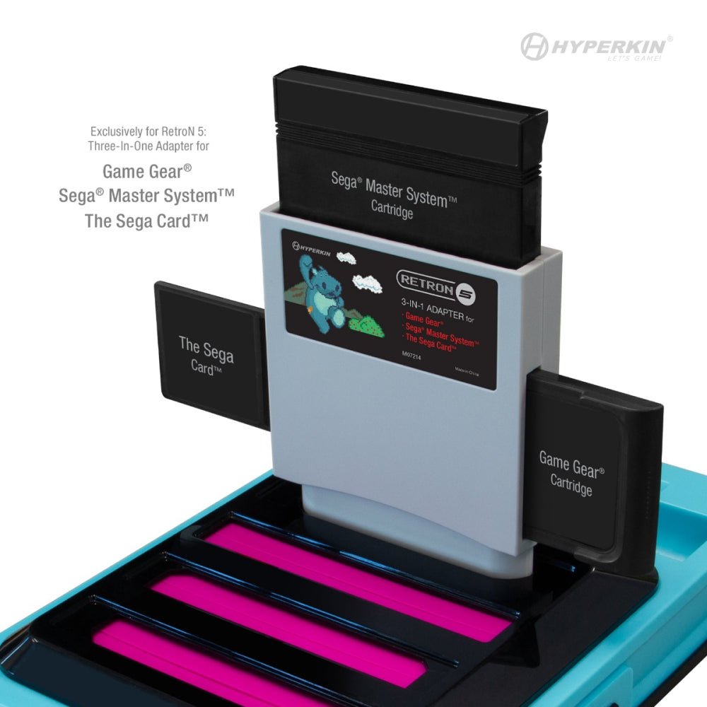 RetroN 5 3-in-1 Adapter for: Game Gear® / Master System™ / Master Syst ...