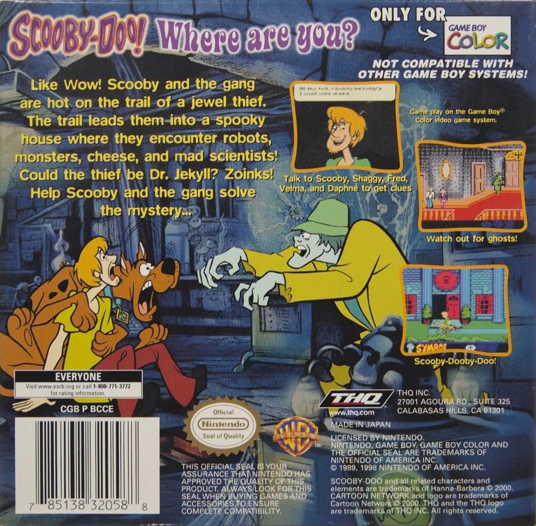 Scooby Doo Classic Creep Capers - GameBoy Color – Retro Island Gaming