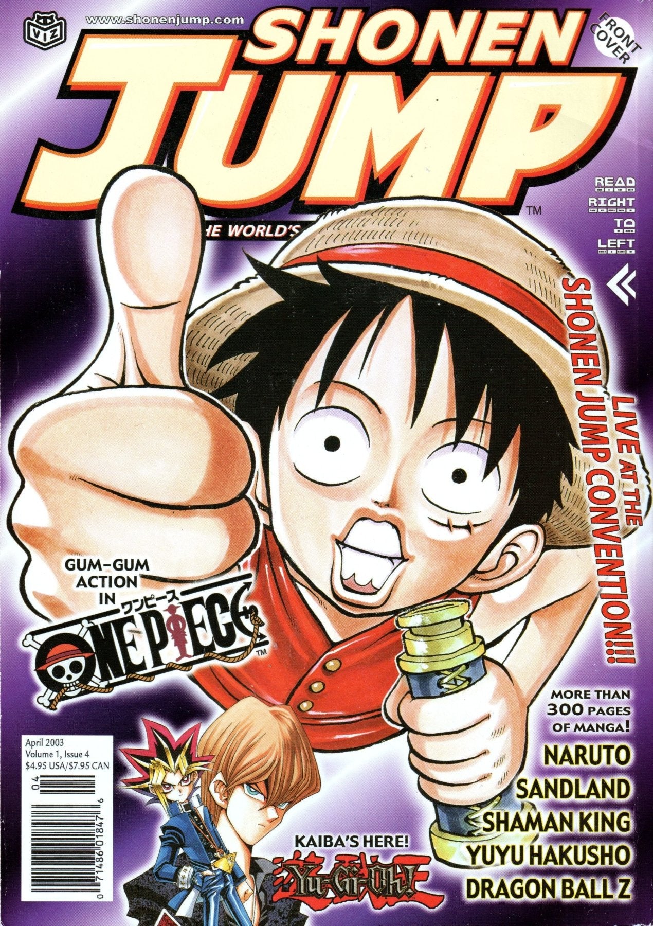 Shonen Jump: April 2003 Volume 1, Issue 4 - Magazine – Retro Island Gaming