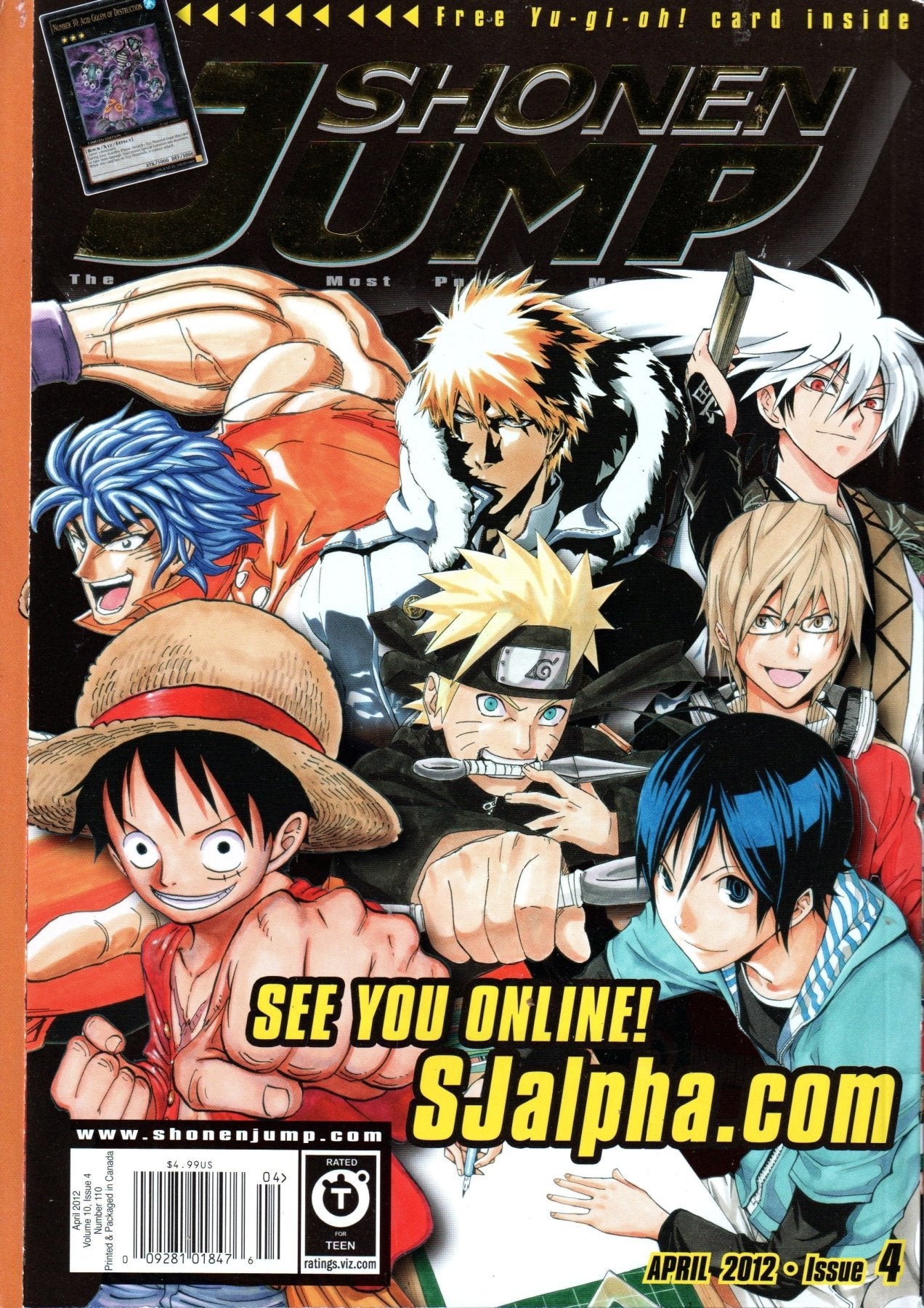 Shonen Jump: April 2012 Volume 10, Issue 4 - Magazine – Retro Island Gaming