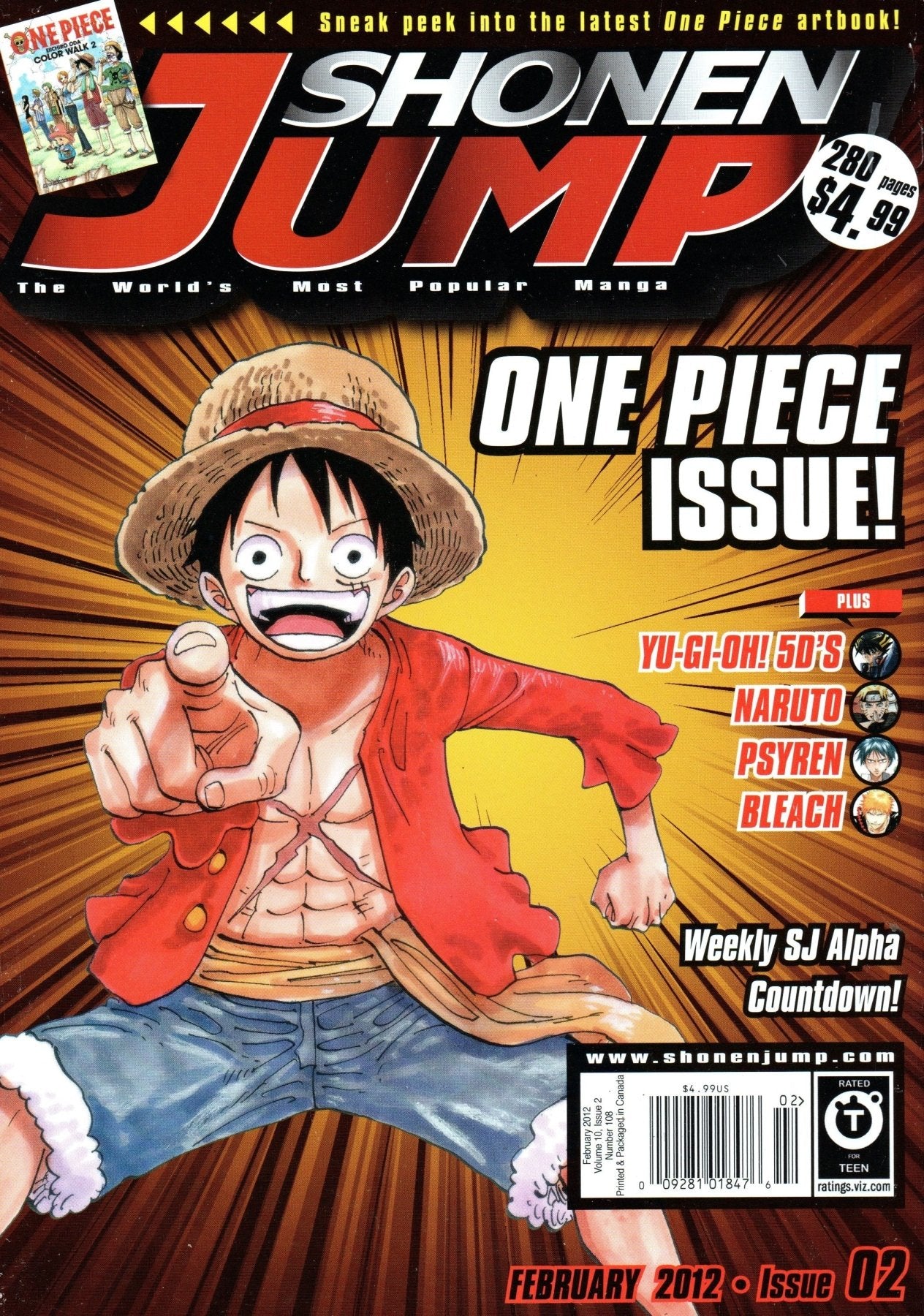Shonen Jump: February 2012 Volume 10, Issue 2 - Magazine – Retro Island ...