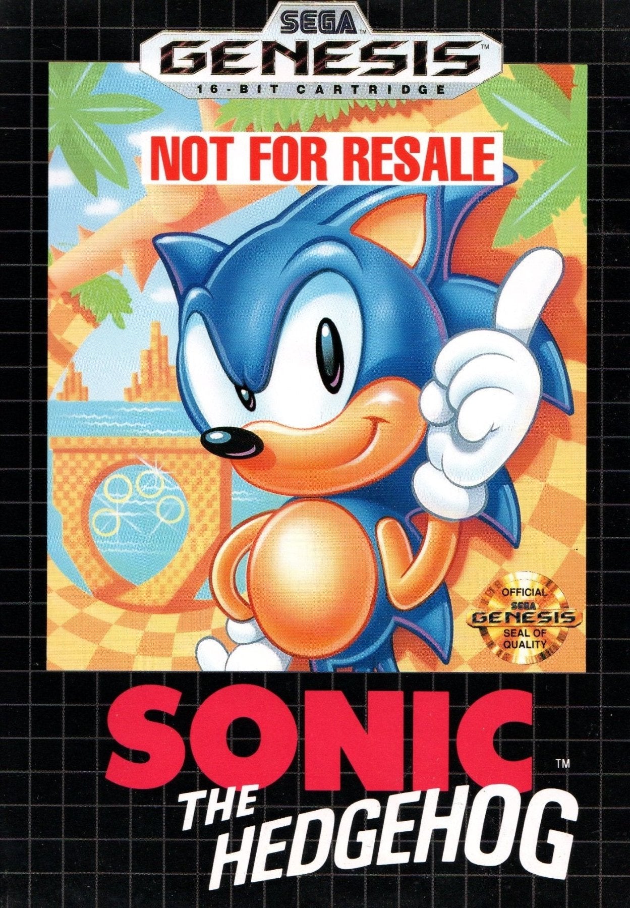 Sonic the Hedgehog [Not for Resale] - Sega Genesis – Retro Island Gaming