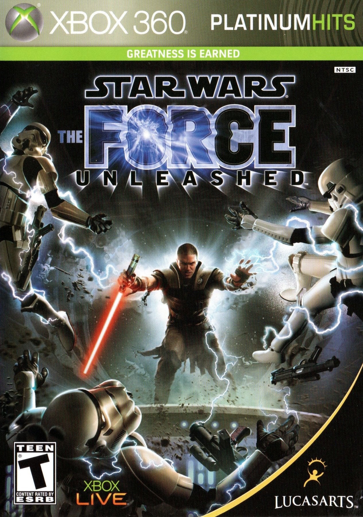 Star Wars The Force Unleashed [Platinum Hits] - Xbox 360 – Retro Island ...