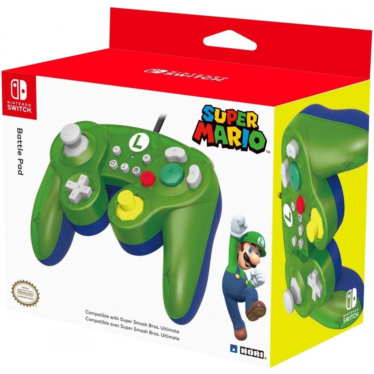 Switch Battle Pad Controller (Luigi) - Hori – Retro Island Gaming