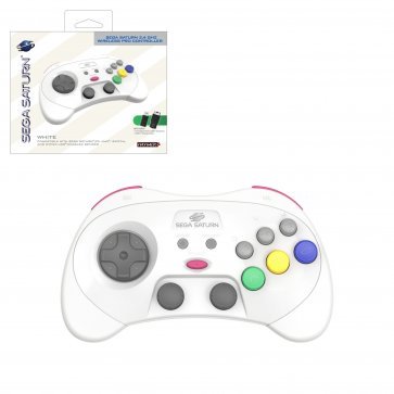 Wireless 2.4 GHz Pro Analog Controller for SEGA Saturn - Retro-bit ...